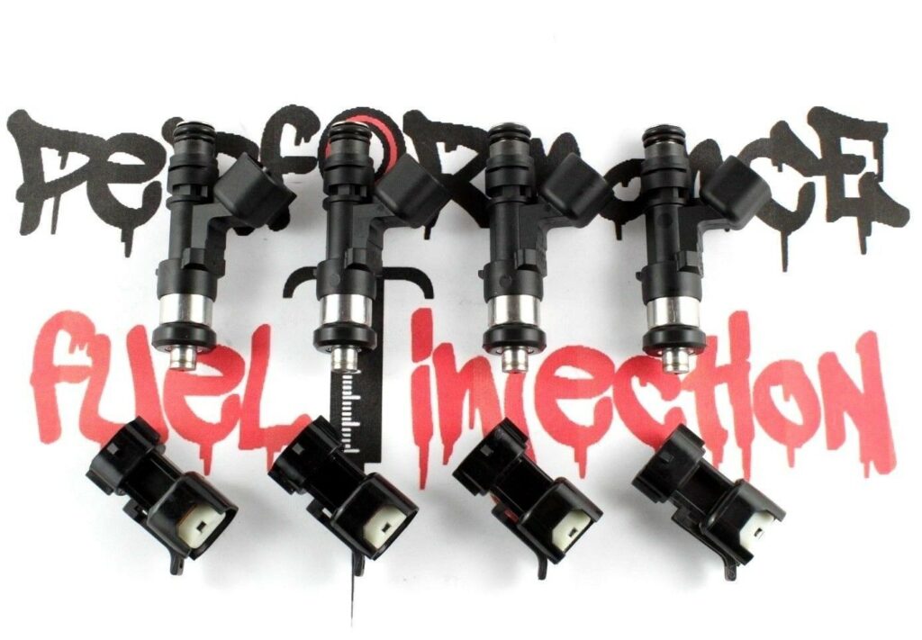4 - NEW 650cc BOSCH EV14 Fuel Injectors 02-14 Impreza WRX & 07-15+ WRX ...