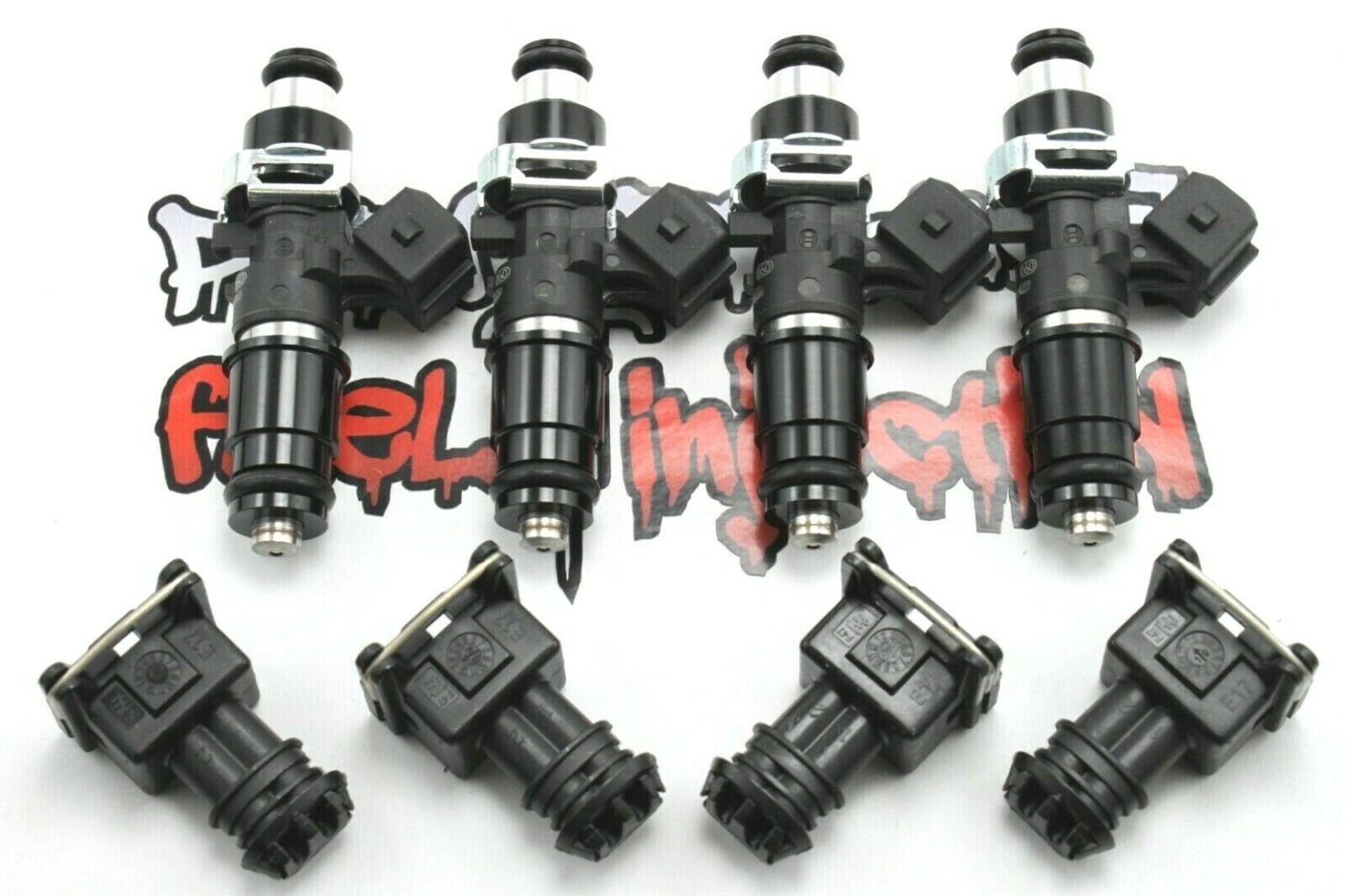 4 NEW 1200cc BOSCH Fuel injectors Toyota 4EFTE 4AGE 4AFE Starlet ...
