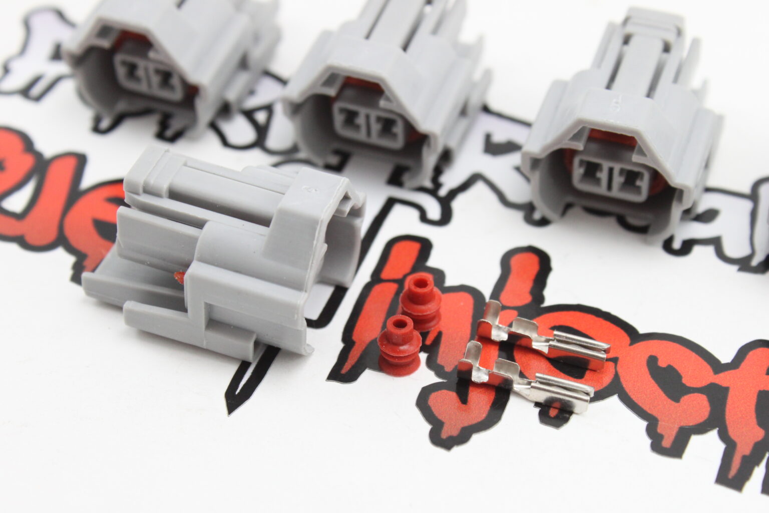 4 x Denso / Sumitomo Fuel Injector Connectors - Pin in style ...