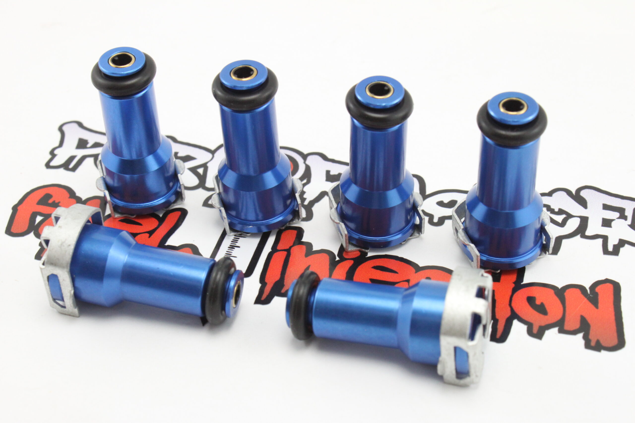 (6) Injector height adapter top hats 14mm O-ring 34mm to 60mm shorty