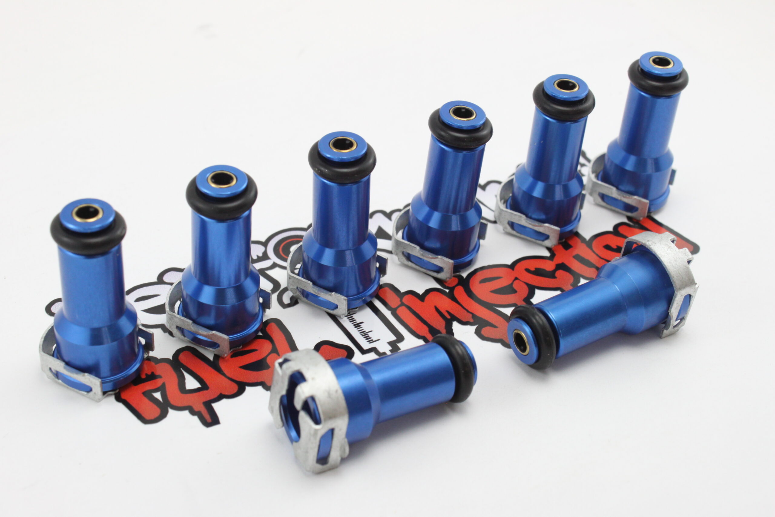 (8) Injector height adapter top hats 14mm O-ring 34mm to 60mm shorty